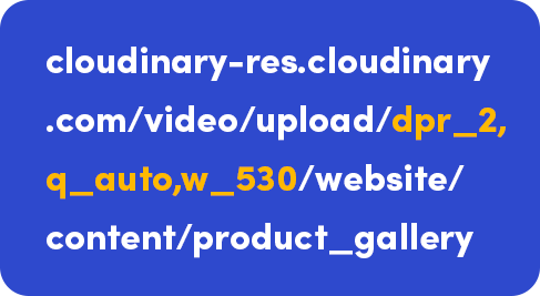 Video API | Cloudinary