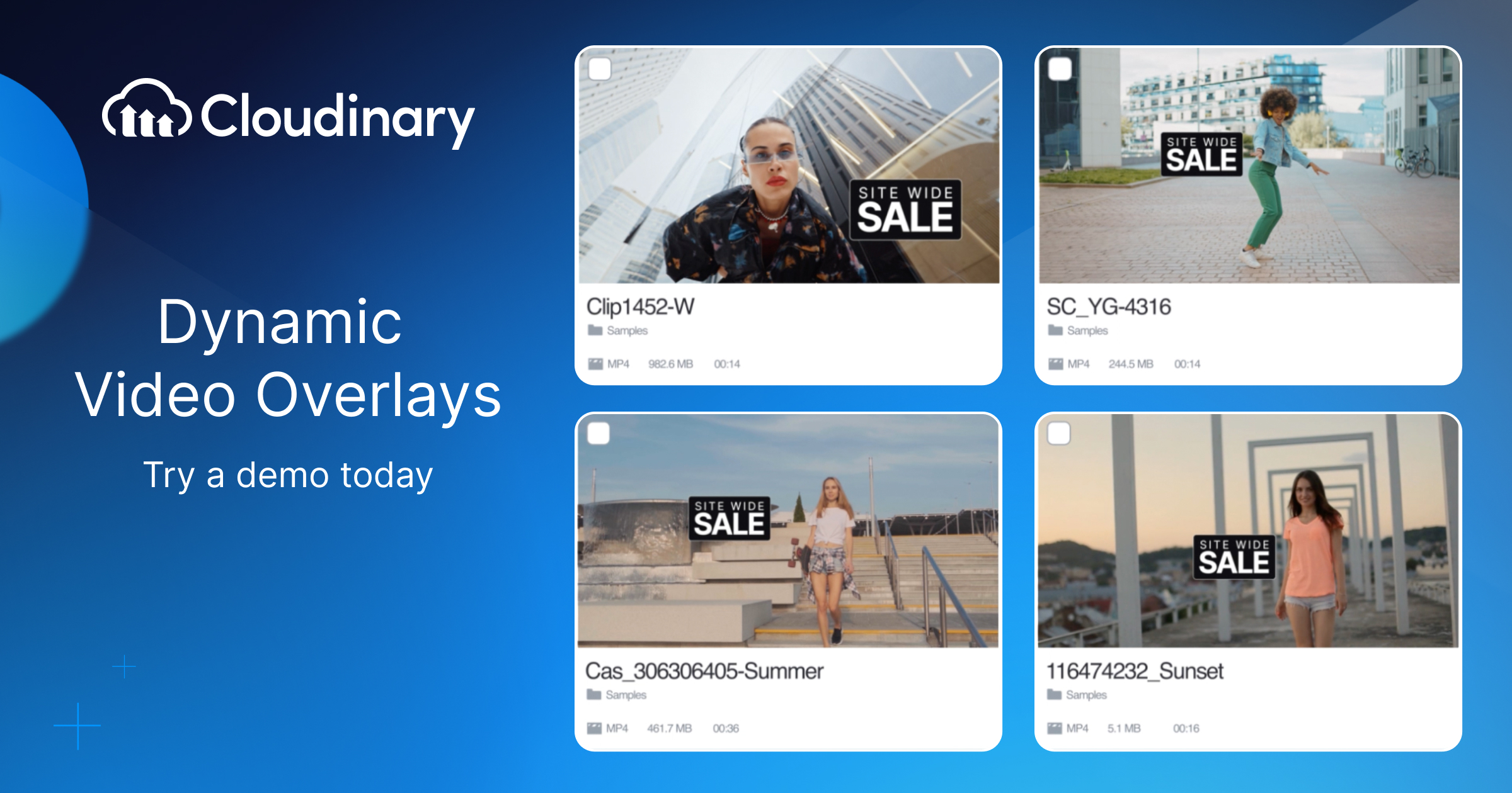 Video Overlays | Cloudinary