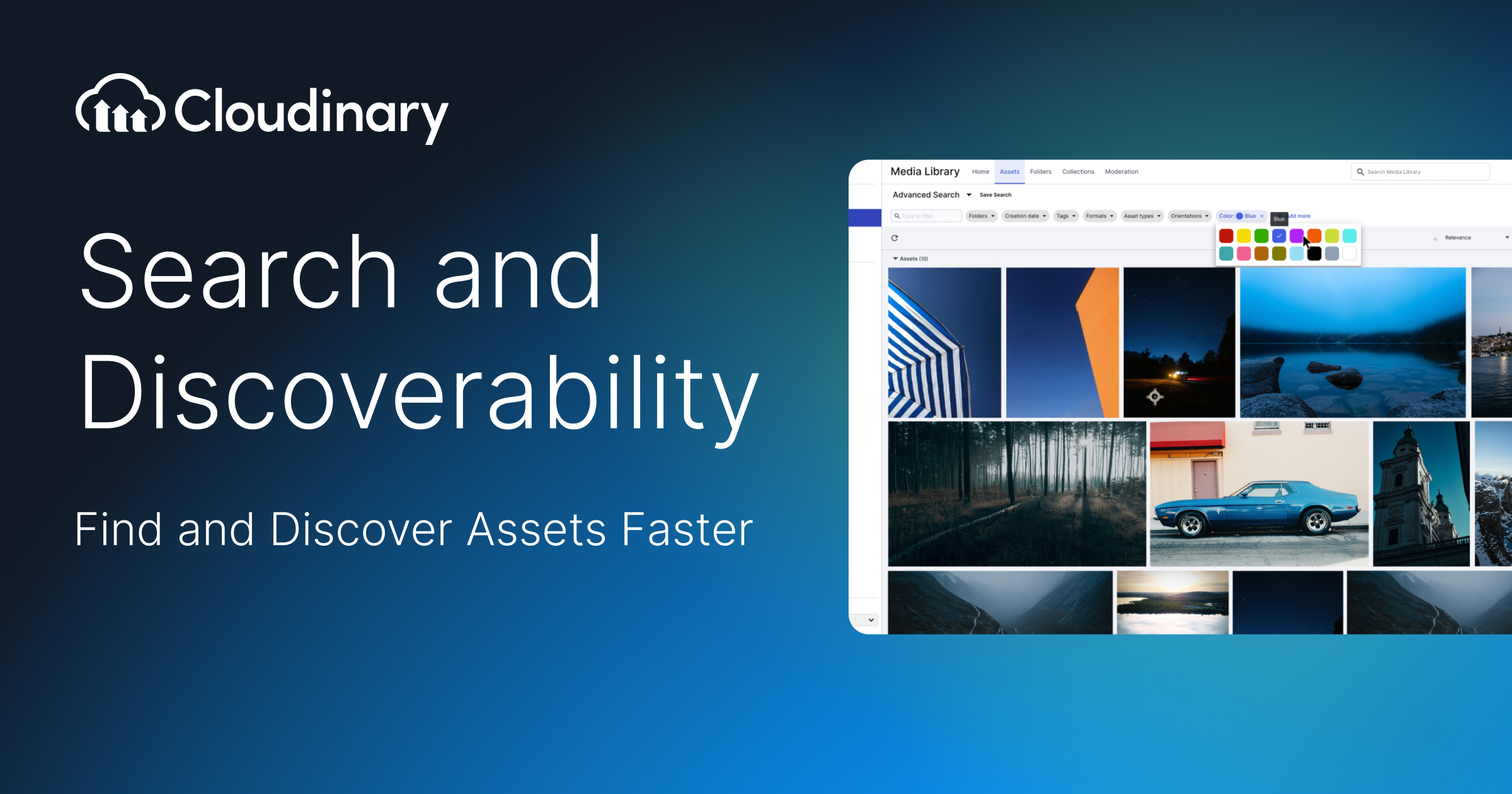 Search & Discoverability | Cloudinary DAM